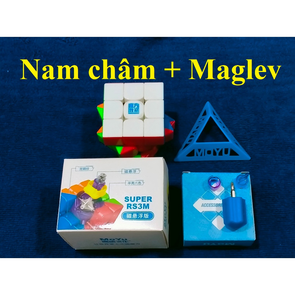 Rubik 3x3 Moyu RS3M 2020-super-maglev (đã SD - còn đẹp - tốt) | Shopee ...