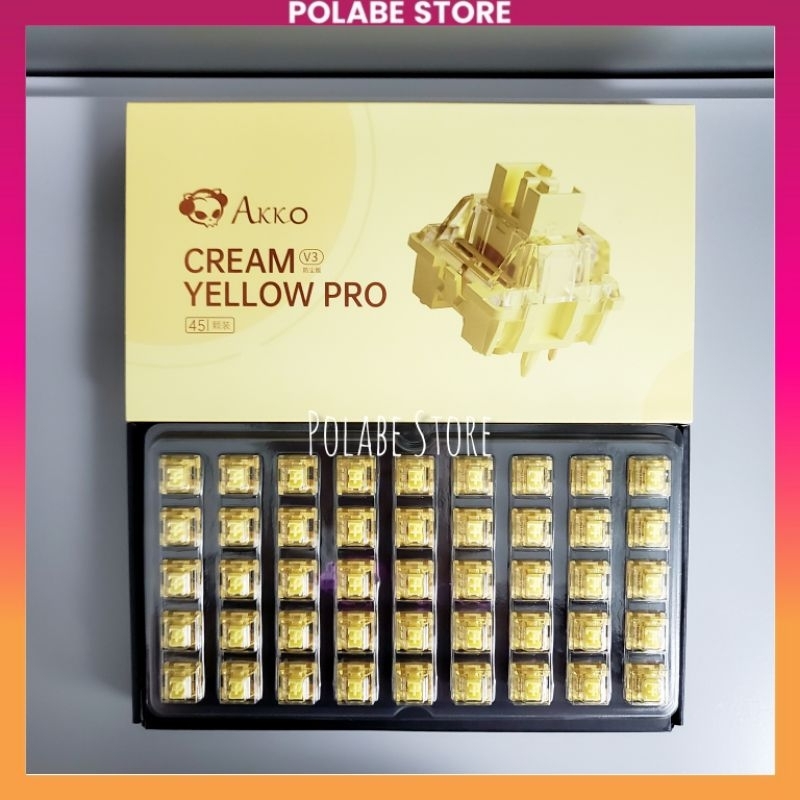 Akko Cream Yellow Blue V3 Pro Linear Akko Piano Pro Silver Lavender Fairy Penguin Silent tactile ...