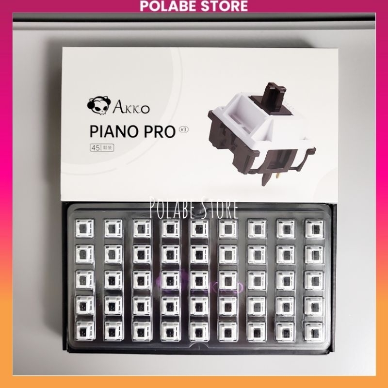 Akko Cream Yellow Blue V3 Pro Linear Akko Piano Pro Silver Lavender Fairy Penguin Silent tactile ...