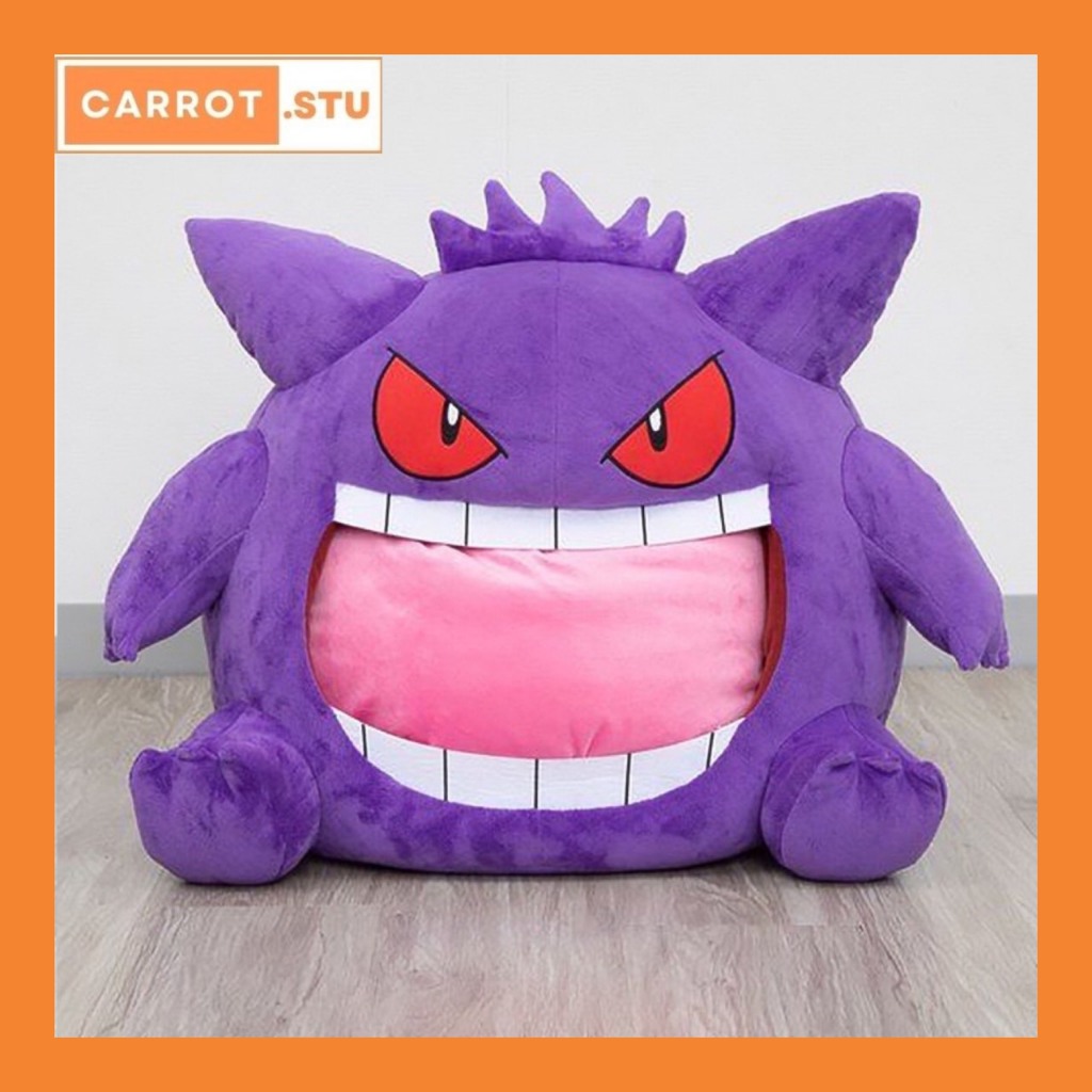[HÀNG CÓ SẴN] Bộ Chăn Gối Ngủ Nhồi Bông Hình Pokemon Gengar 2in1 Thiết ...