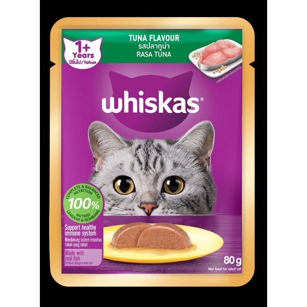 28 gói whiskas CÁ NGỪ 80gr | Shopee Việt Nam