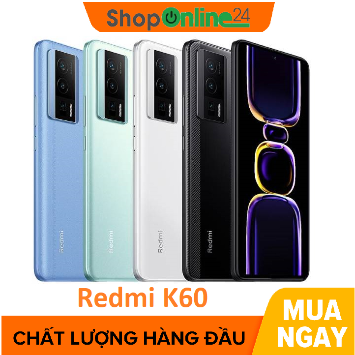 Điện thoại Xiaomi Redmi K60 5G Snapdragon 8+ Gen 1 - Màn 2K - Hàng nhập khẩu | Shopee Việt Nam