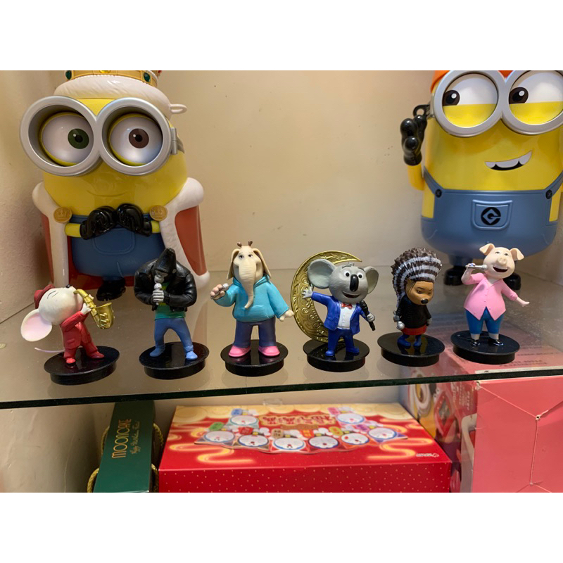 Mô hình rạp phim topper ly nước combo movie, cup topper figure phim ...