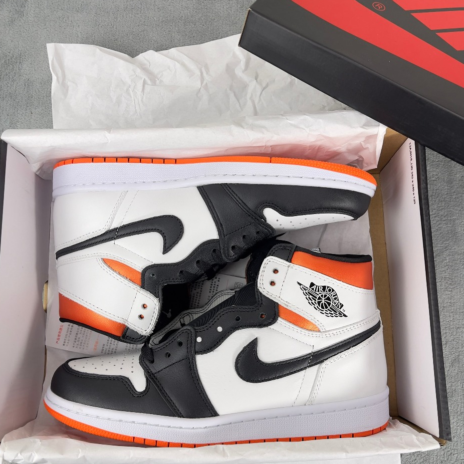 Giày Air Jordan 1 High Retro Og Electron Orange 575441 180 Bản High