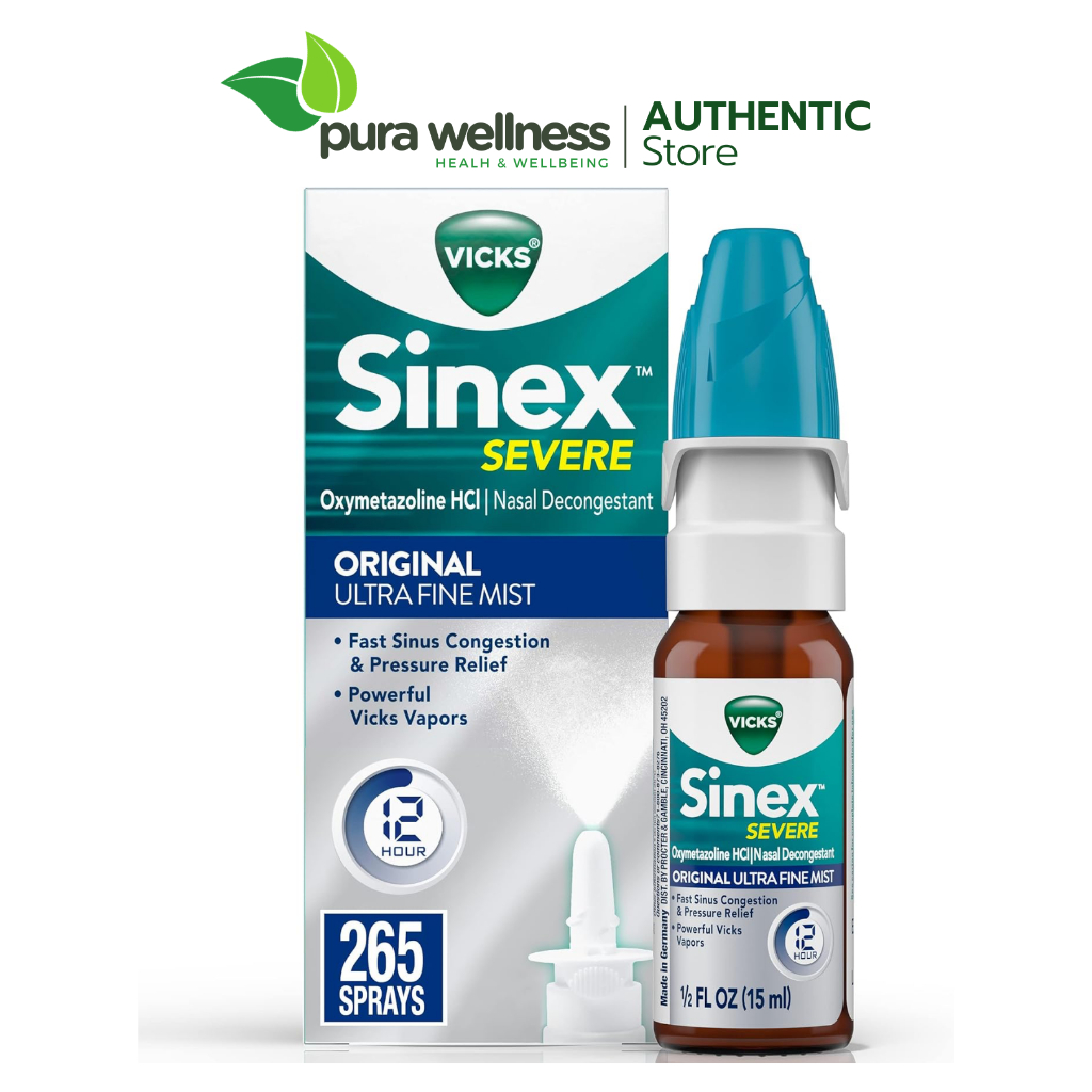 Vicks Sinex SEVERE Nasal Spray 15ml Xịt mũi chống dị ứng | Shopee Việt Nam