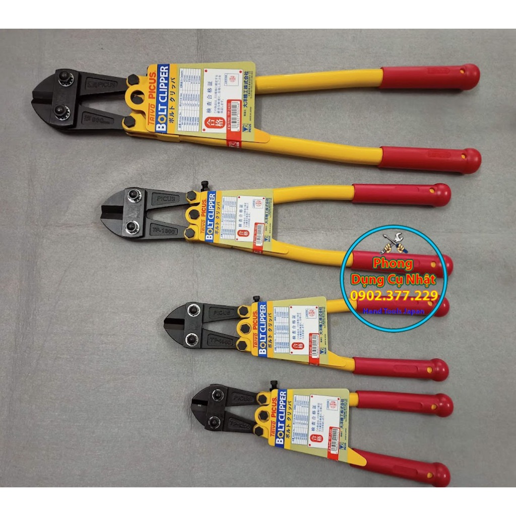 Kìm cắt công lực Taiyo Picus 12" TP-1200, 14" TP-1400, 18" TP-1800, 24 ...