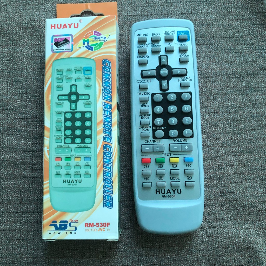 Remote điều khiển tivi JVC RM-530F đa năng thay thế dòng LCD RM-C hàng ...