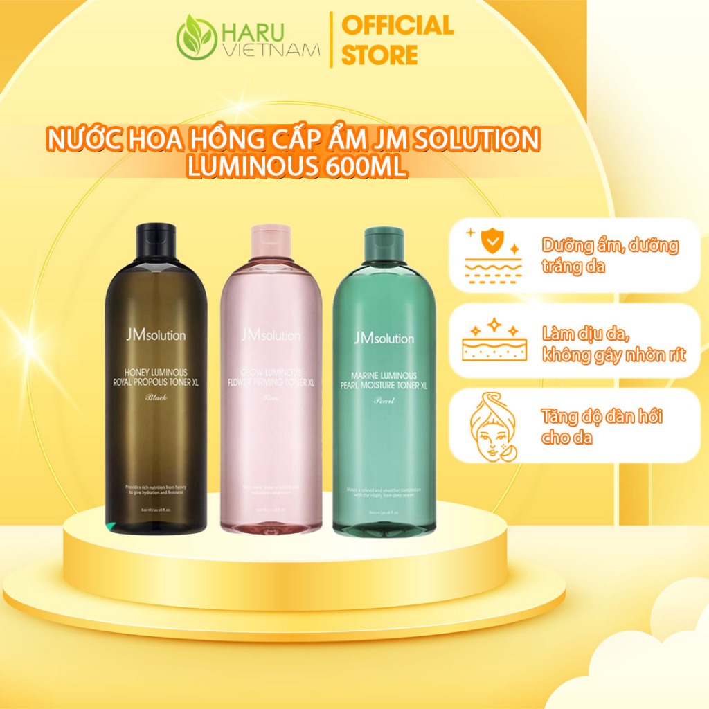 Nước hoa hồng JM Solution Toner 600ml (Đủ 3 loại) | Shopee Việt Nam
