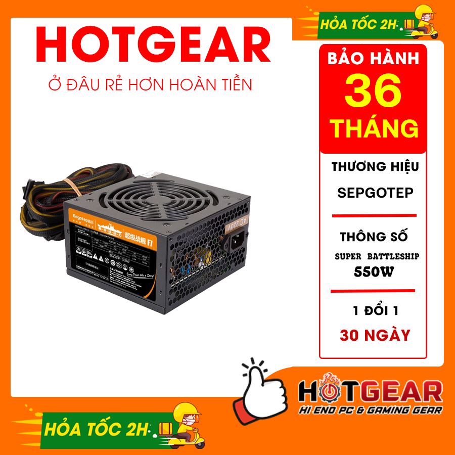 Nguồn Máy Tính Segotep 550W Super Battleship (S7GT-550W) | Shopee Việt Nam