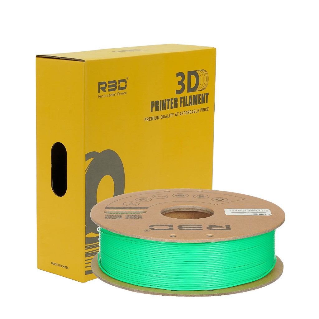 Nhựa in 3D PLA/PLA+【R3D】màu Xanh lá phản quang / Fluorescent Green ...