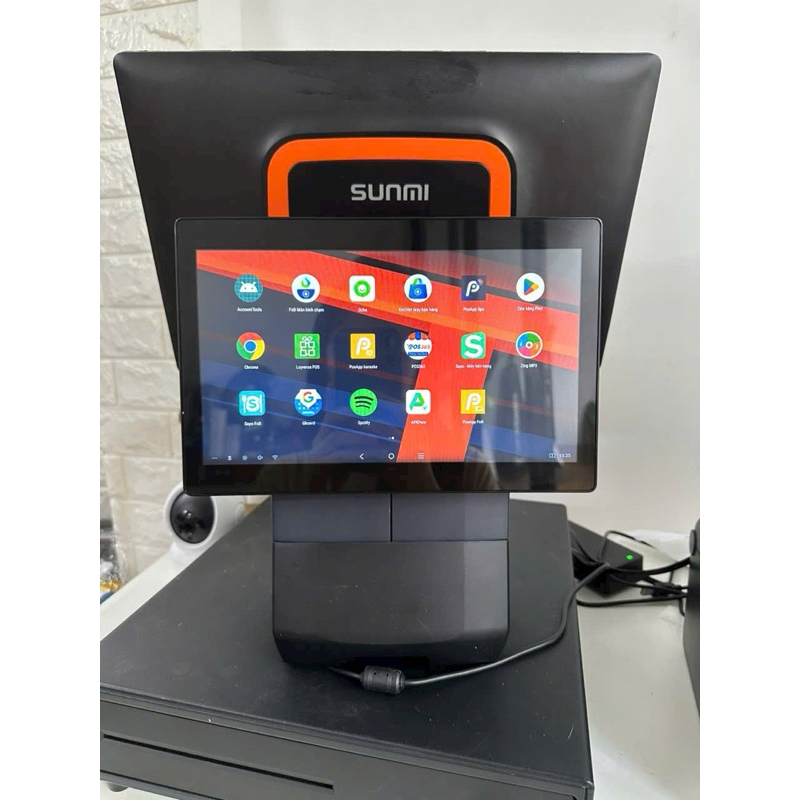 MÁY POS SUNMI T2 2 MÀN HÌNH (15.6 inch + 10.1 inch - BẢN QUỐC TẾ CHPLAY | Shopee Việt Nam