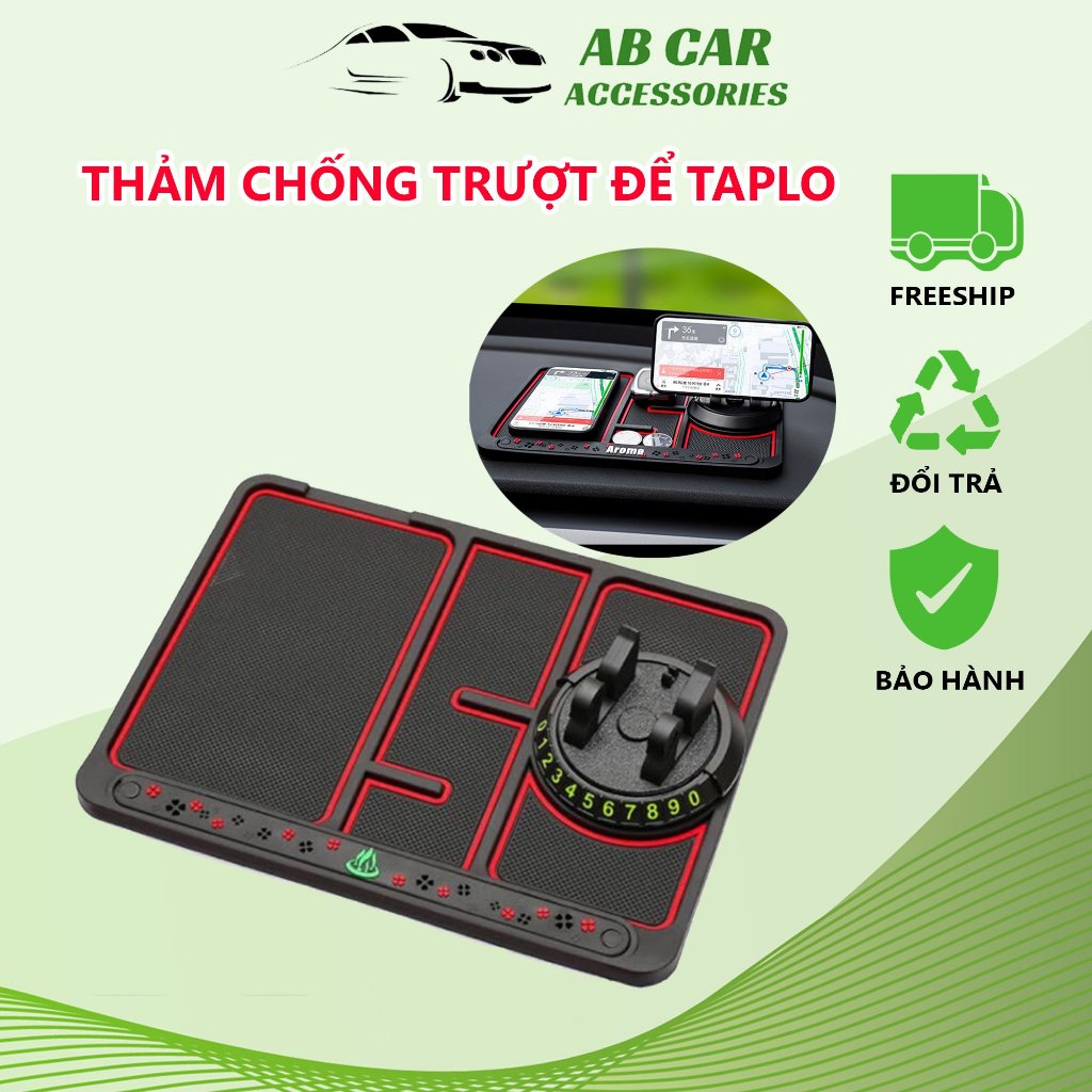 THẢM ĐỠ ĐIỆN THOẠI/ CHÌA KHOÁ CHỐNG TRƯỢT ĐA NĂNG KIÊM BẢNG GHI SỐ ĐIỆN ...