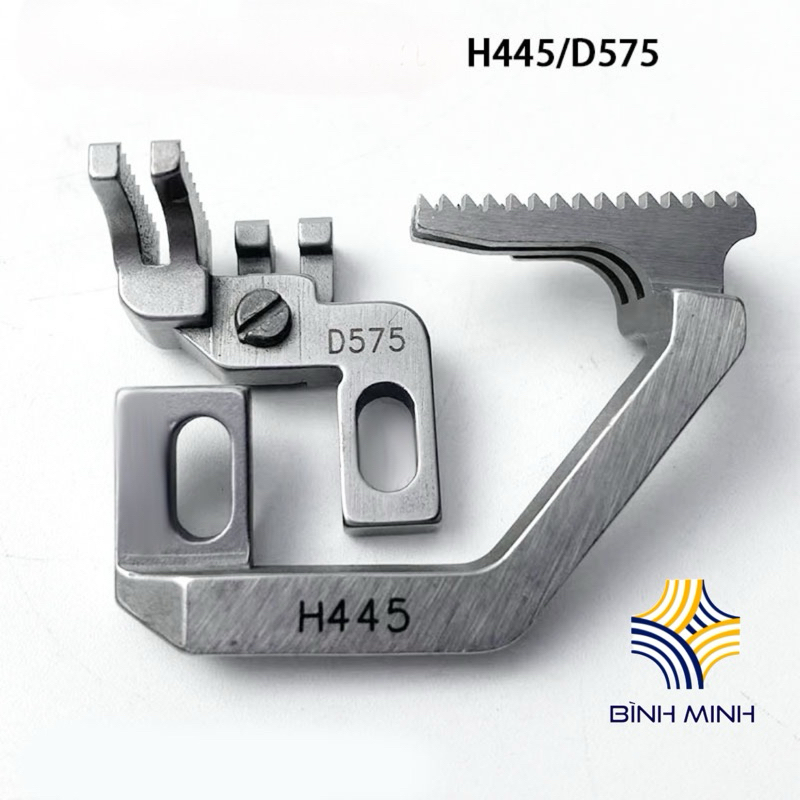 Bộ răng cưa dùng cho máy vắt sổ Siruba 4 chỉ cẳng thấp 747F (H445+D575) đời máy 747F-514M2-35 và ...