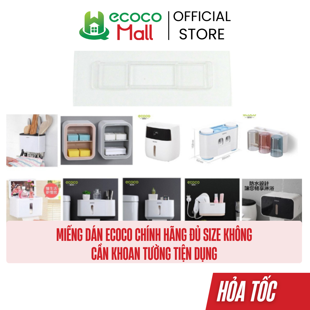 Miếng dán ECOCO chính hãng đủ size không cần khoan tường tiện dụng | Shopee Việt Nam