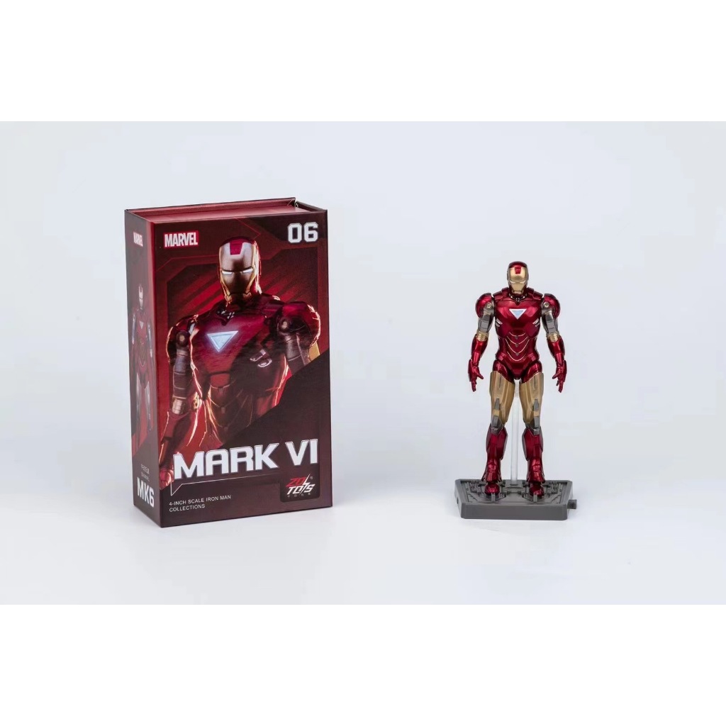 Mô hình ZD Toys Mini Iron Man Mark 1 MK2, MK3, MK4, MK5, MK6, MK7 4Inch ...