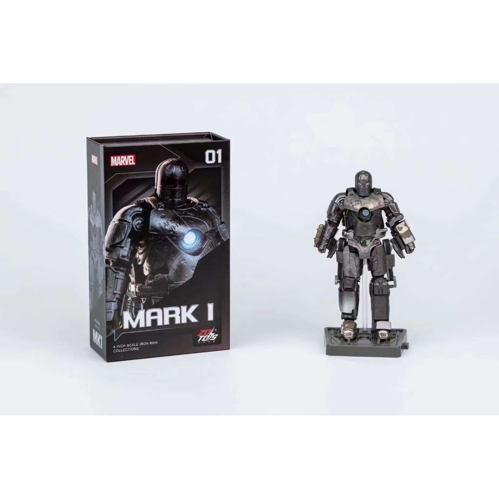 Mô hình ZD Toys Mini Iron Man Mark 1 MK2, MK3, MK4, MK5, MK6, MK7 4Inch ...