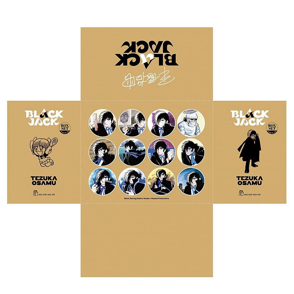 Quà tặng Black Jack 22 bìa cứng - Hộp giấy tự xếp đựng tập 11 đến 22 | Shopee Việt Nam