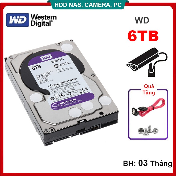 Ổ Cứng HDD 8TB, 6TB, 4TB, 2TB Chuyên dụng Camera giám sát, Máy tính PC - Bảo hành 1 đổi 1 (Lỗi ...