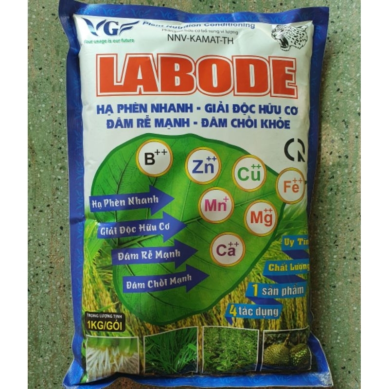 Phân bón Hữu cơ bổ sung vi lượng LABODE, hạ phèn, giải độc hữu cơ, ra rễ đâm chồi 1KG | Shopee ...