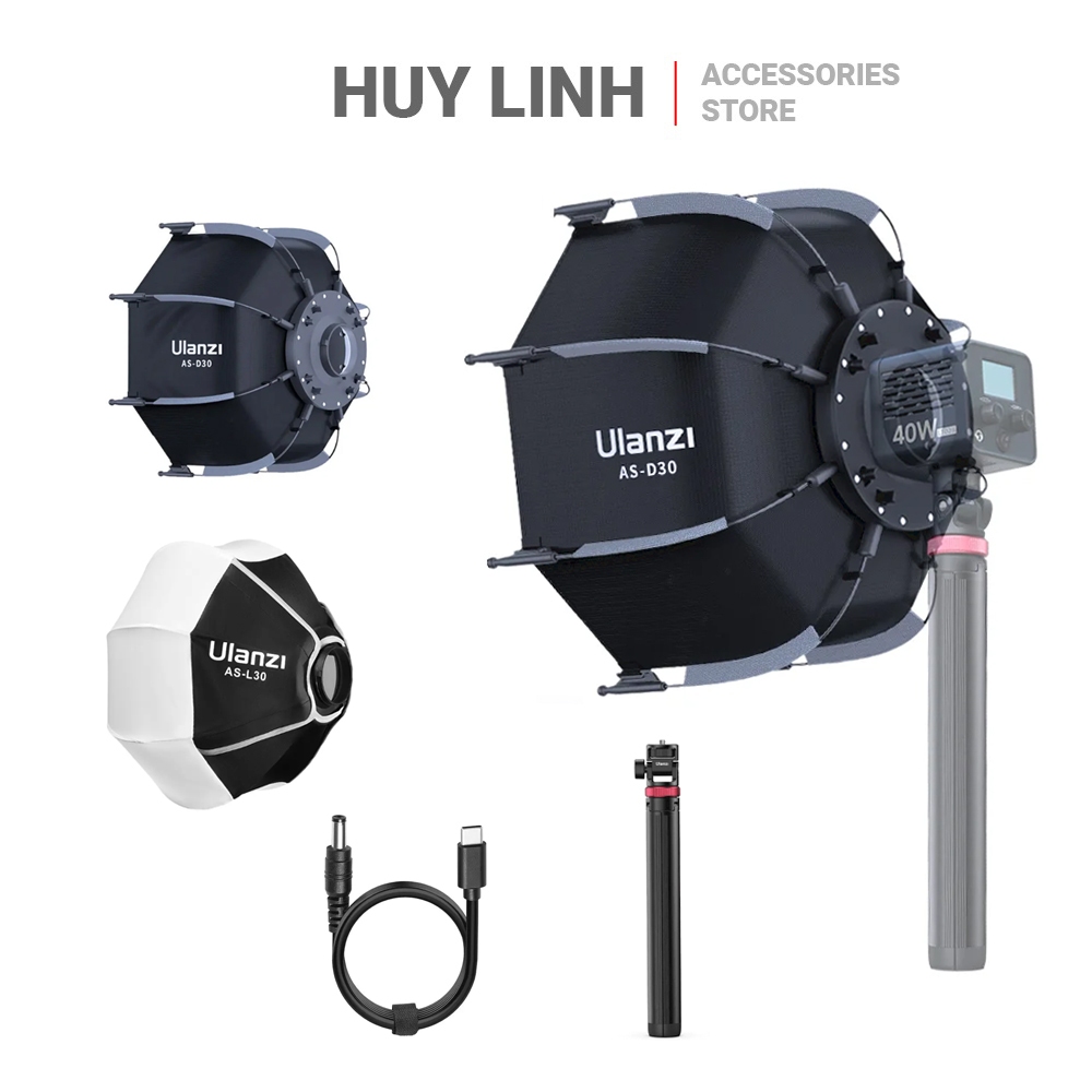 Bộ phụ kiện tản sáng cho Đèn Led Ulanzi LT028/LT005 ngàm Mini Bowen ...