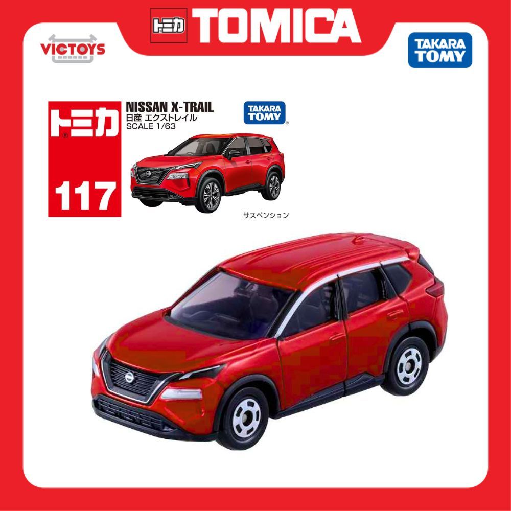 Xe mô hình Tomica No.117-8 NISSAN X-TRAIL (BOX) 228257 Fullbox Chính Hãng Takara Tomy - Victoys ...
