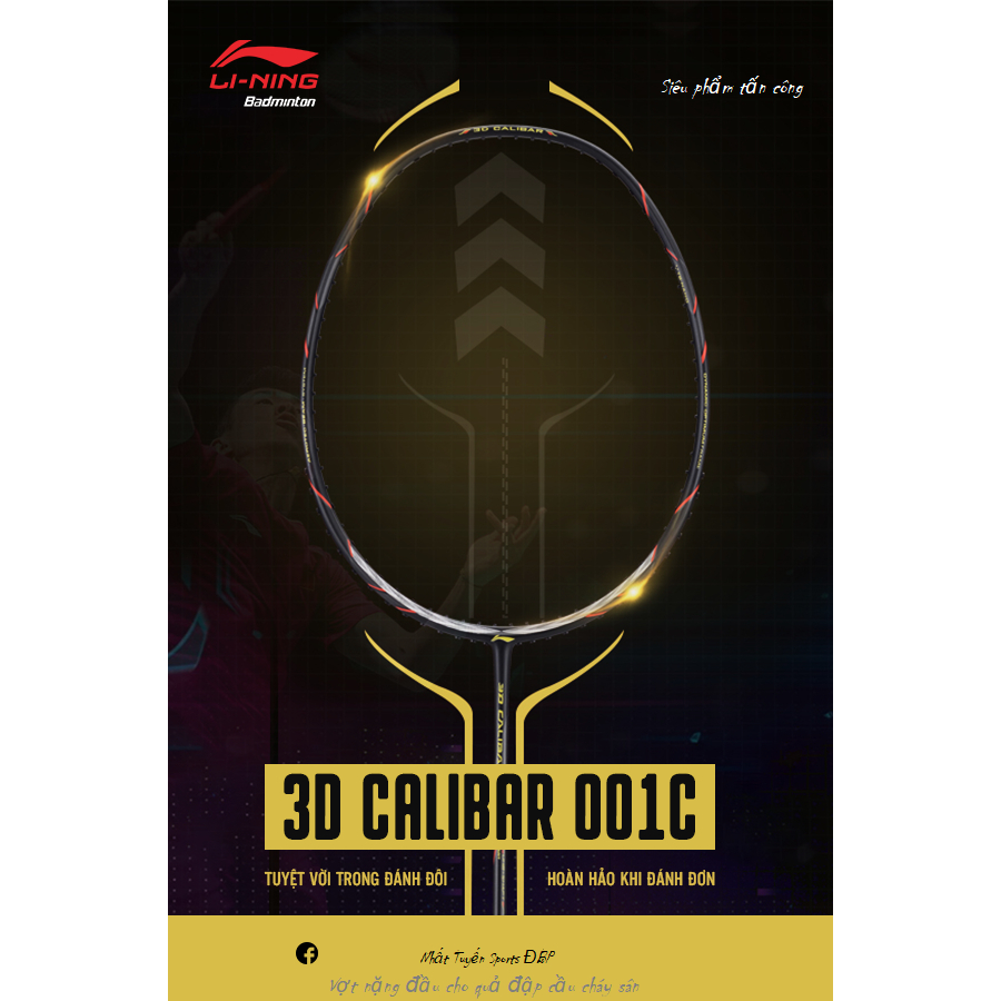 Vợt cầu lông Lining 3D Calibar 001C Nội địa Trung (Chính hãng) | Shopee ...