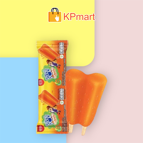Kem cam đôi Wall's Paddle Pop Yakoo Orange 68ML | Shopee Việt Nam