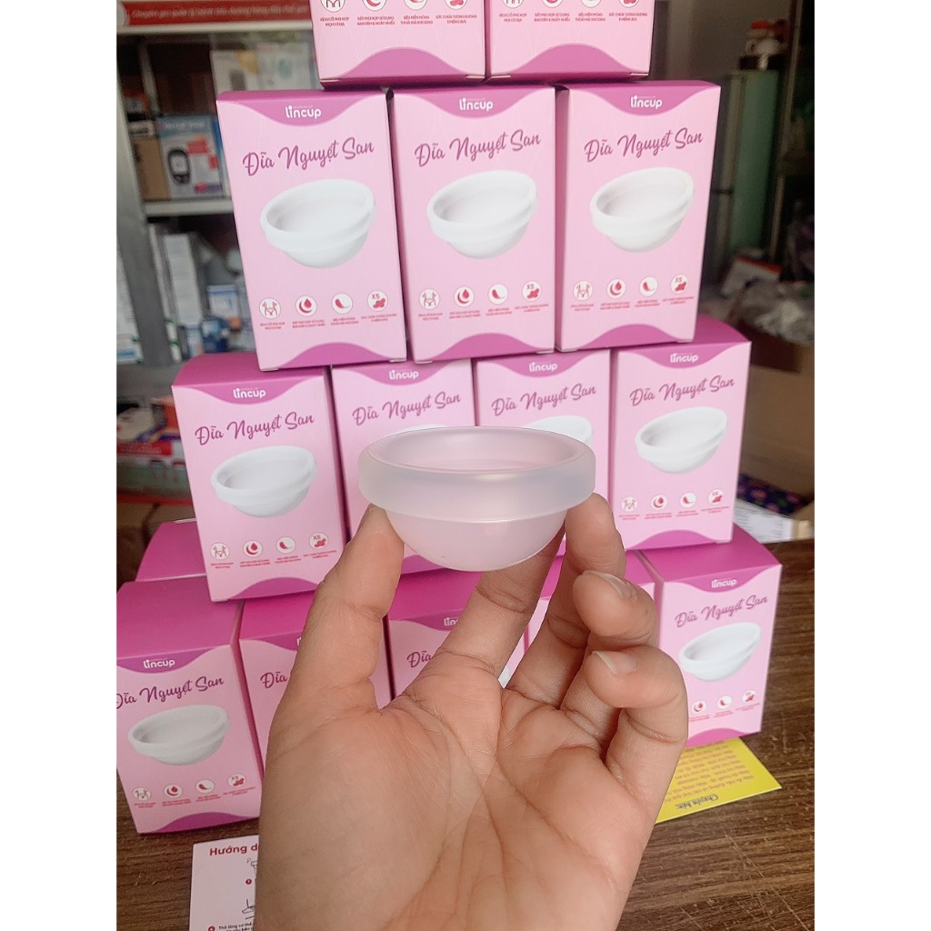 Đĩa Nguyệt San Lincup Chính hãng - siêu mềm - Dung tích tối đa 55ml ...