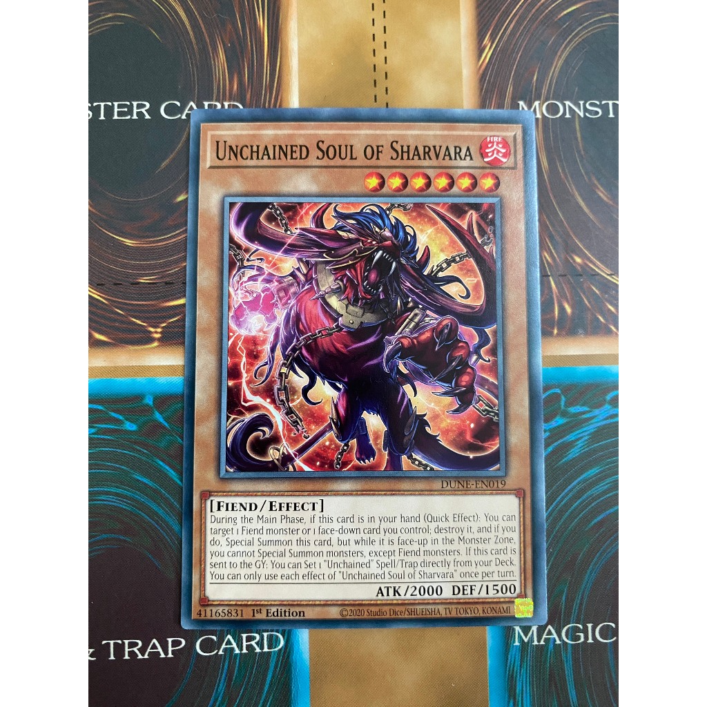 Thẻ bài Yugioh Unchained Soul of Sharvara | Shopee Việt Nam