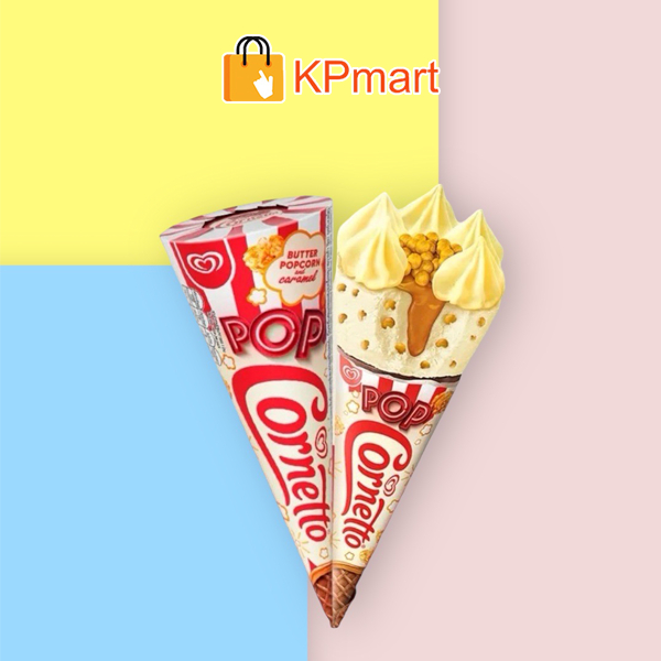 Kem ốc quế bắp rang bơ caramel Wall's Cornetto Butter Popcorn Caramel ...