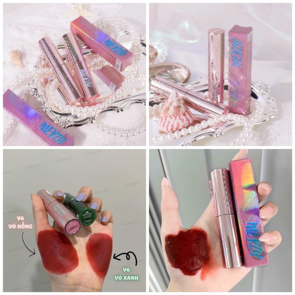 SON MERZY V6 VÕ HỒNG VÀ XANH | Shopee Việt Nam