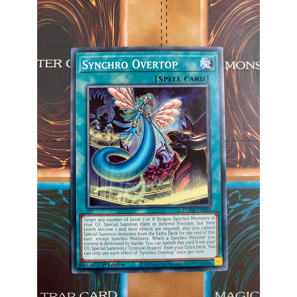 Thẻ bài Yugioh Synchro Overtop - DUNE-EN050 | Shopee Việt Nam