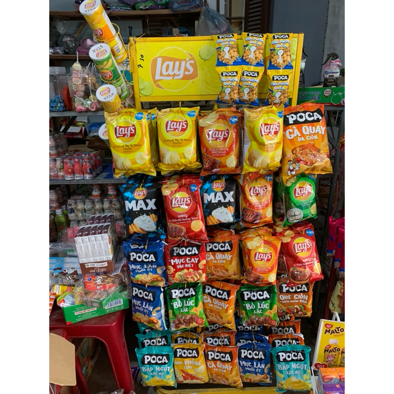 Bim bim Lays ,Poca các vị gói 60g và 30g | Shopee Việt Nam