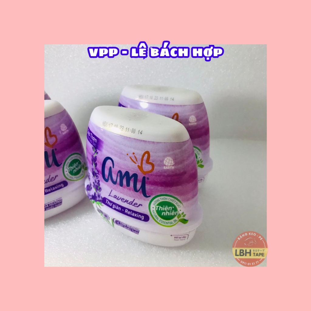 Hộp sáp thơm Ami khử mùi 200g Hương ylang nồng nàn/hương chanh/hương lily 200g - LÊ BÁCH HỢP ...