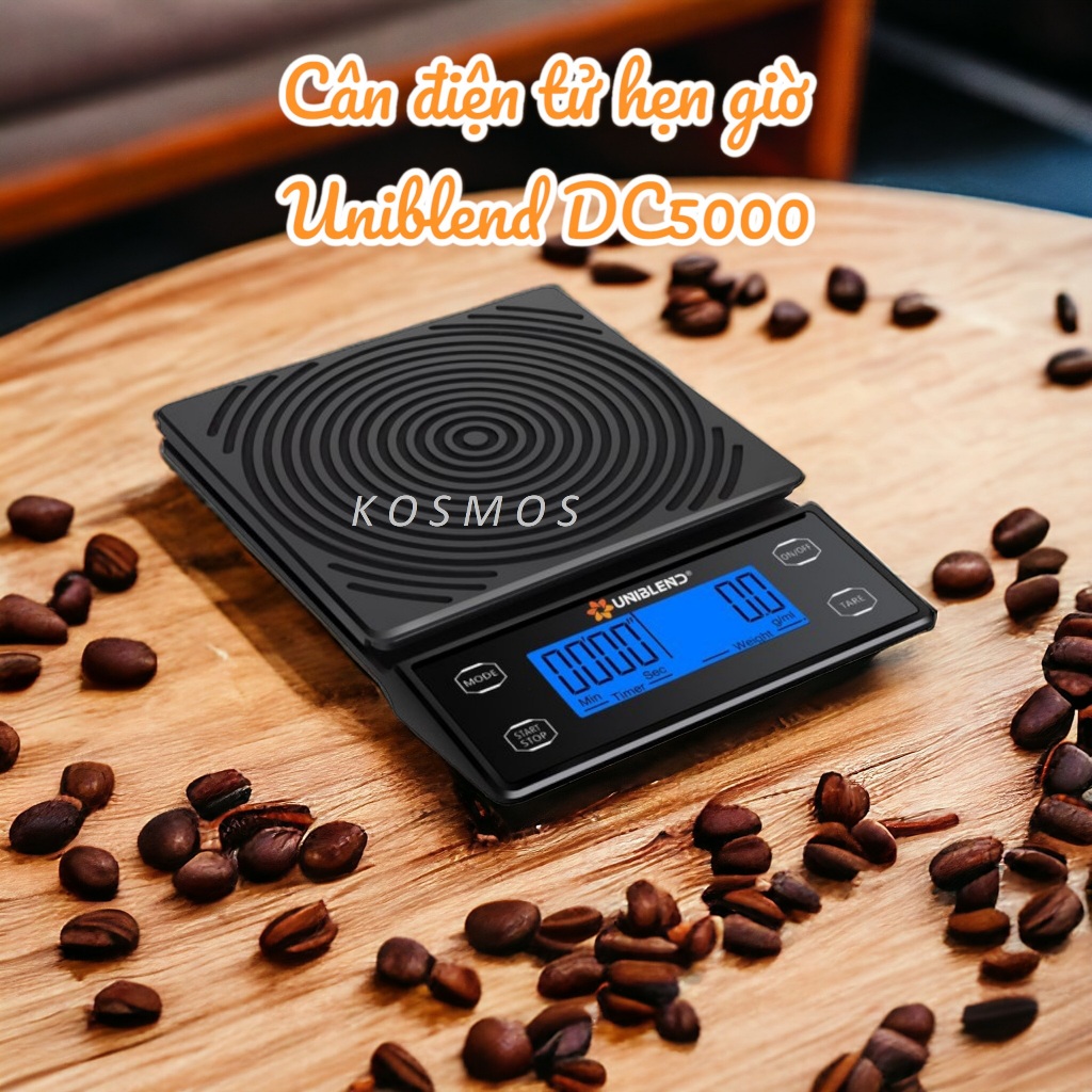 Cân điện tử nhà bếp Uniblend DC-5000 có đồng hồ hẹn giờ (Bảo hành 12 ...
