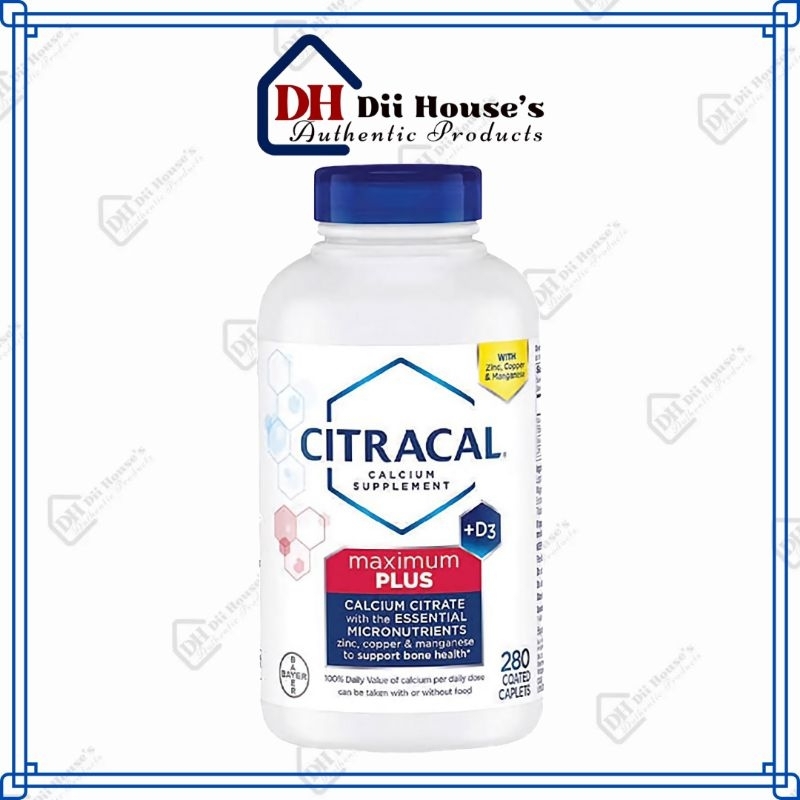Citracal Calcium + D3 Maximum Plus 280 viên - Viên Uống Bổ Sung Canxi ...