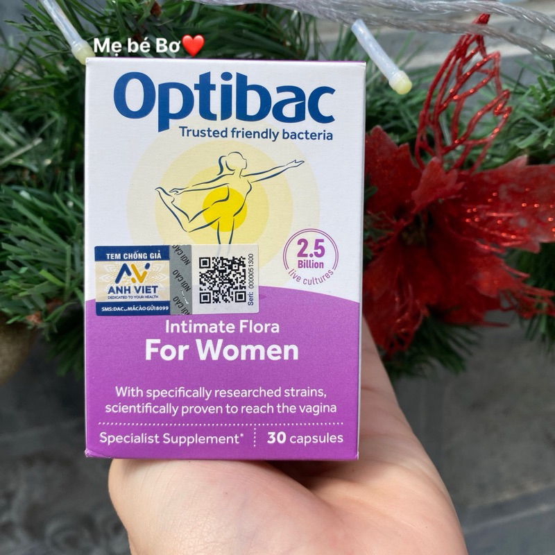 Men Vi Sinh Optibac Tím Uk Anh Quốc, hộp 30viên/90viên | Shopee Việt Nam