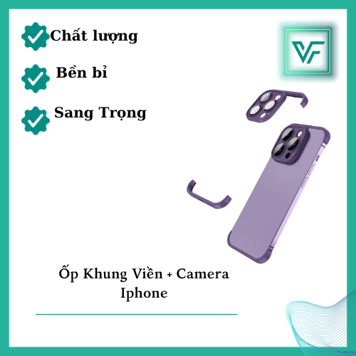Ốp Khung Viền + Camera Iphone các loại | Shopee Việt Nam
