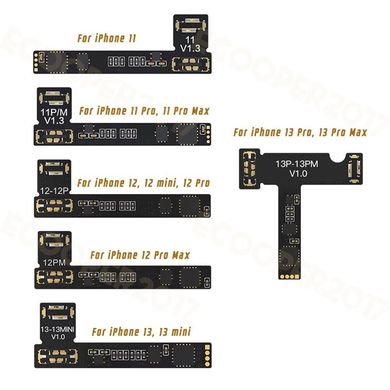 Cáp fix pin hãng JC thay đổi % pin, reset lần sạc cho ip 11-13Pm ...