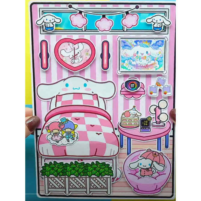 Cinnamoroll Likes Pink, Búp bê giấy, Candyhome Paper | Shopee Việt Nam