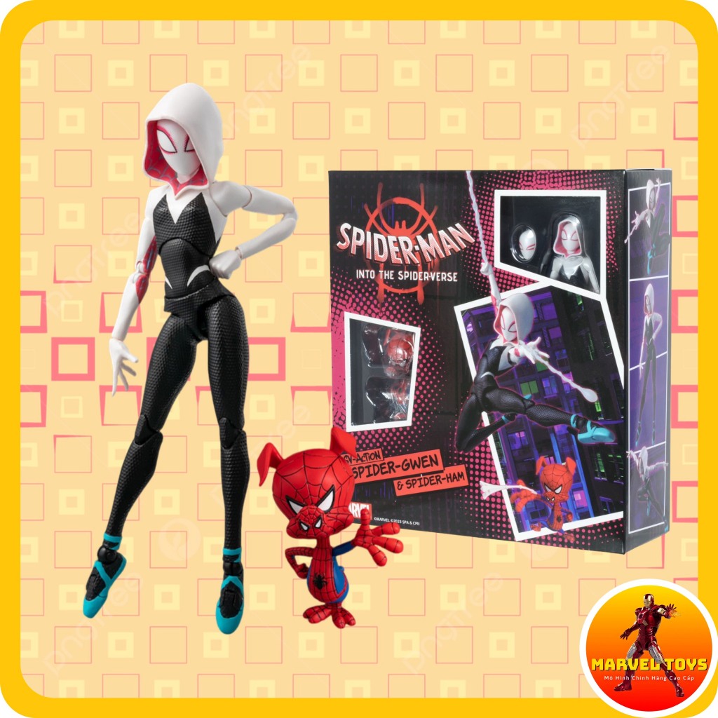 Mô Hình Bootleg SV-AcTion: Gwen - Spider-Man Into The Spider-Verse (BL ...