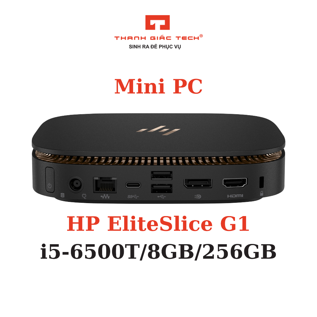 Máy Tính Mini PC HP Elite Slice G1 i5-6500T/8GB/256GB Fullbox Đủ Phụ ...