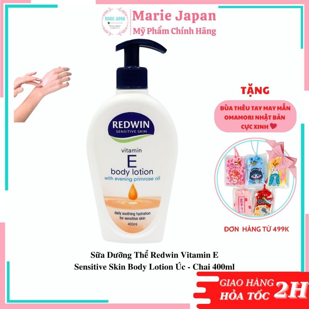 Sữa Dưỡng Thể Redwin Vitamin E Sensitive Skin Body Lotion Úc - Chai ...