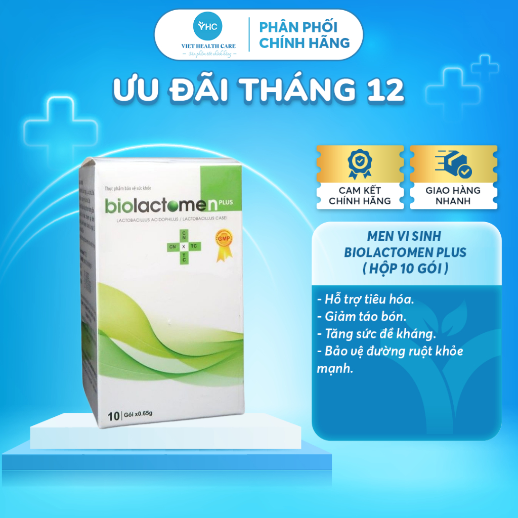 Men Vi Sinh Biolactomen Plus Hỗ Trợ Tiêu Hóa, Kích Thích Thèm Ăn, Giảm ...
