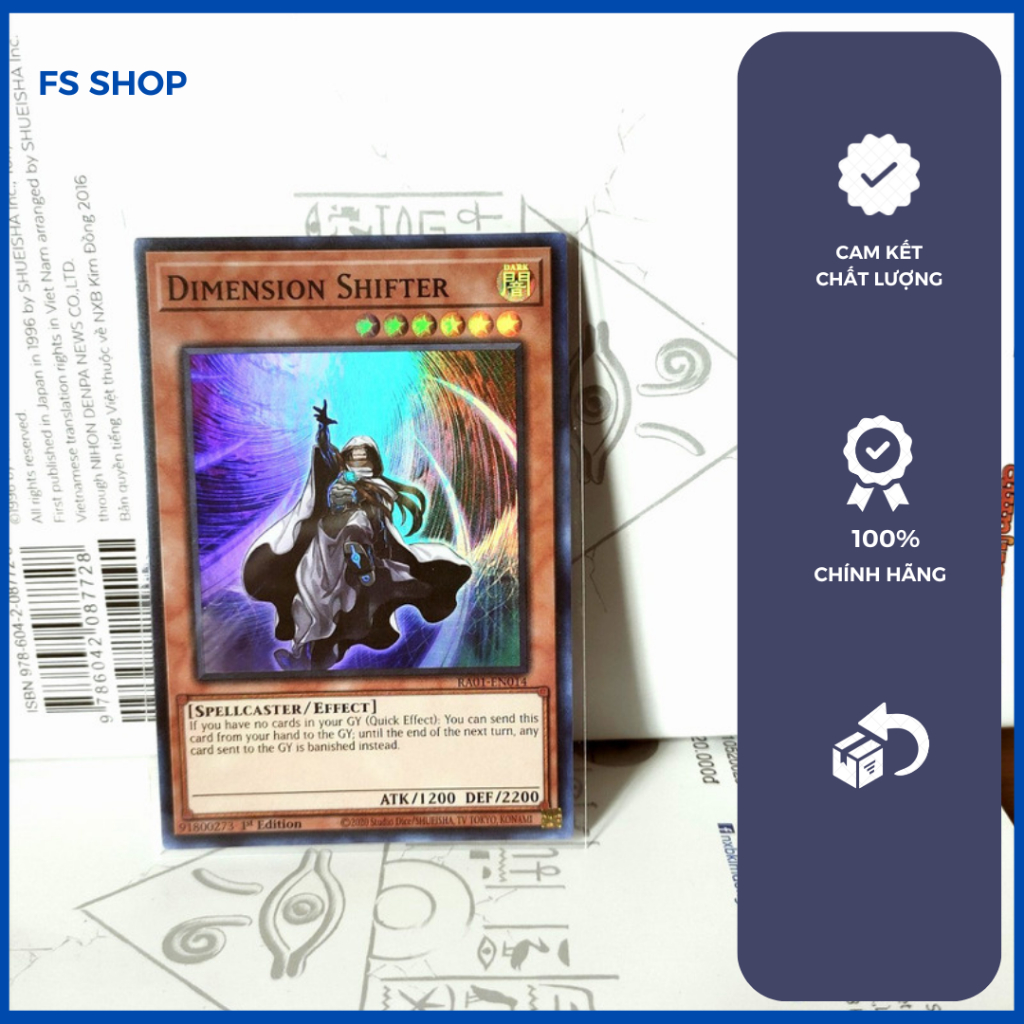 [FS Yugioh] Thẻ bài Yugioh Chính Hãng Dimension Shifter | Shopee Việt Nam