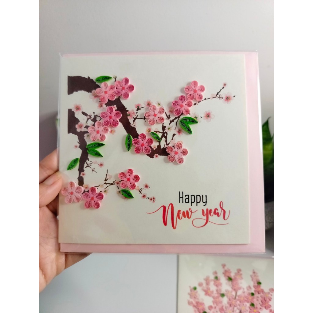 Thiệp Nổi 3D Popup Handmade ,Thiệp Tết, Thiệp Xuân,Quà Tặng Giáng Sinh ...