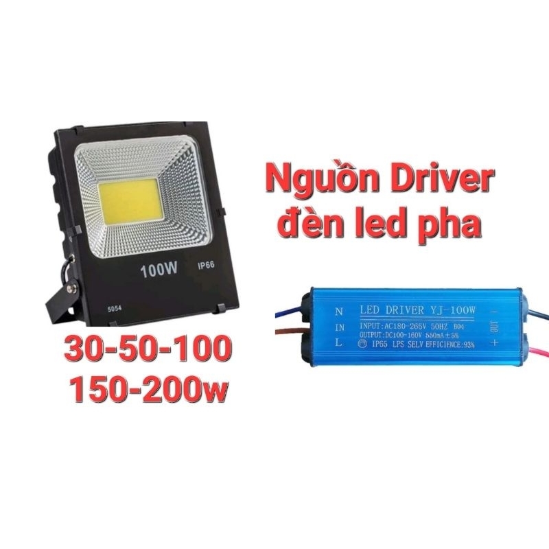 Nguồn Driver - Chấn Lưu 30w-50w-100w-150w-200w Đèn Led Pha Hắt, Chiếu ...