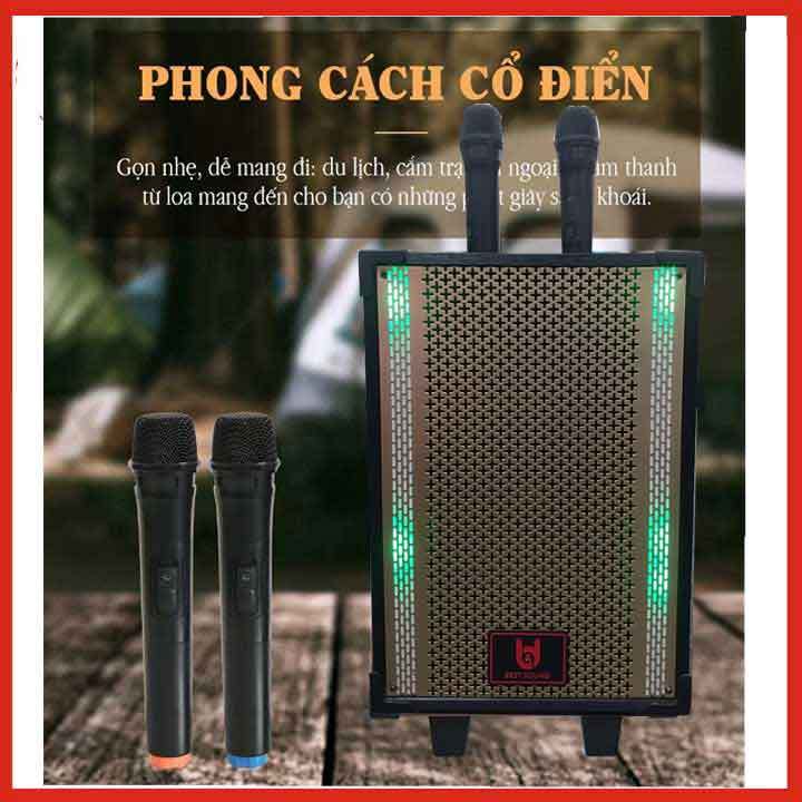 loa Xách Tay Di Động Hàng Bãi, Loa Kéo, Loa Karaoke Geid-G GD-909A Bass 25 cm BEST SOUND BD 9080 ...