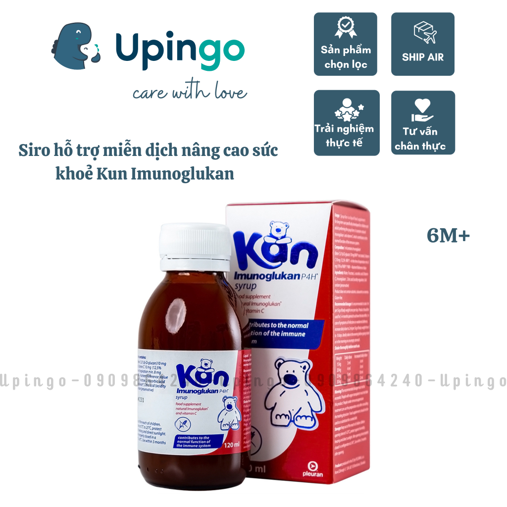 Siro Kan Imunoglukan hỗ trợ tăng cường hệ miễn dịch 120ml | Shopee Việt Nam