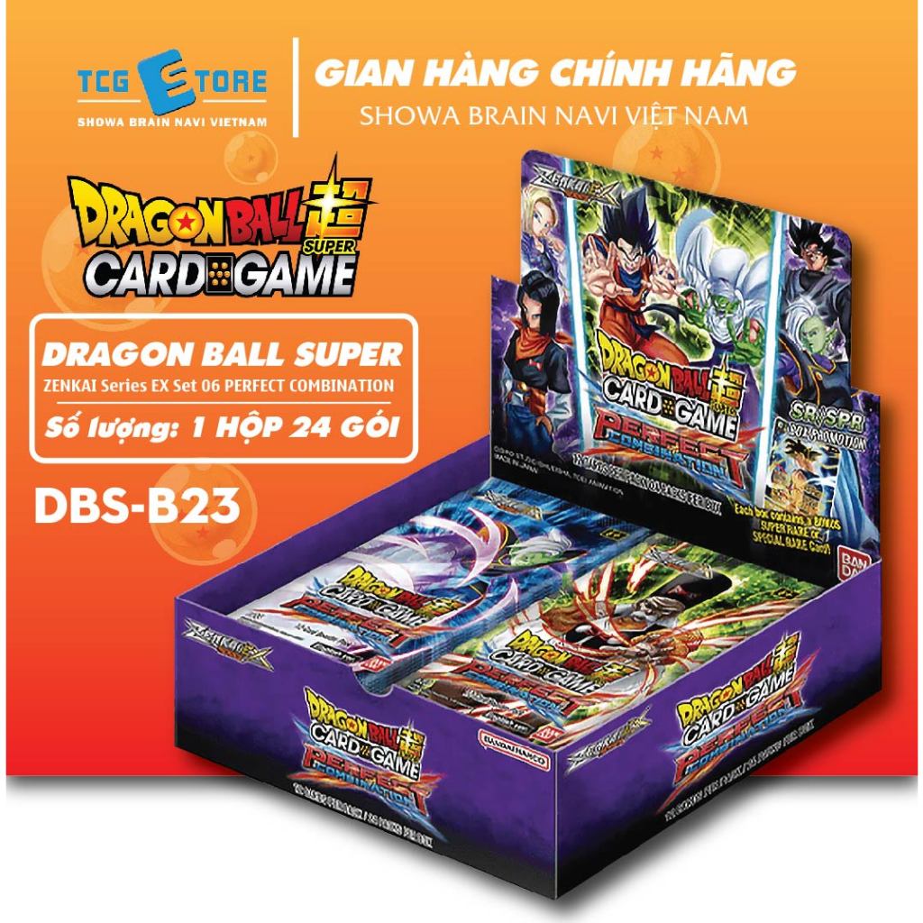 Bộ cờ chiến thuật Dragon Ball Super Card Game, Hộp mở rộng B23 ZENKAI Series EX Set 06, BANDAI ...